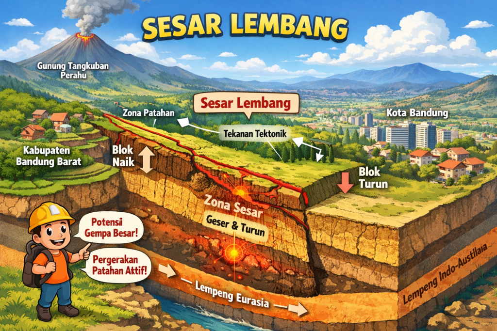 Sesar Lembang : Ancaman Nyata di Utara Bandung yang Perlu Diwaspadai ...